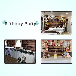 Wood Backdrop for Party Photography Wooden Backdrop 8x8ft LFEEY Vinyl Rustic Brown Wood Photo Backdrop Vintage Wooden Floor Photoshoot Background Wood Plank Birthday Baby Shower Wedding Studio Props