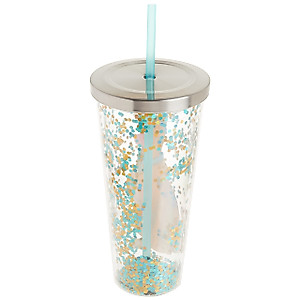Spoontiques Scooby Doo Glitter Cup w/Straw