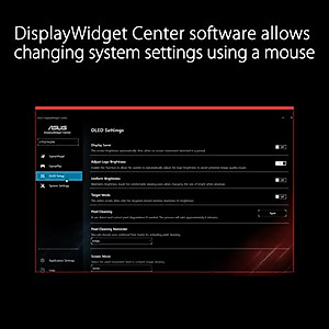ASUS ROG Swift 27”1440P OLED DSC Gaming Monitor (PG27AQDM) - QHD (2560x1440), 240Hz, 0.03ms, G-SYNC Compatible, Anti-Glare Micro-Texture Coating, 99% DCI-P3, True 10-bit, DisplayPort,Black