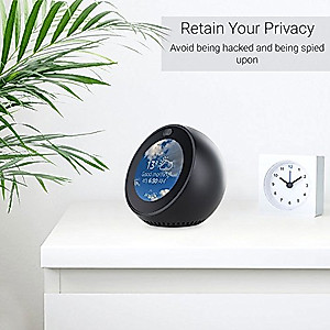 Olixar Camera Cover for Amazon Echo Spot - Webcam Privacy Slide - Compatible with Laptops, Tablets & Smartphones Anti Hack/Amazon Spot Accessories/Alexa Camera Cover - Black - 3 Pack