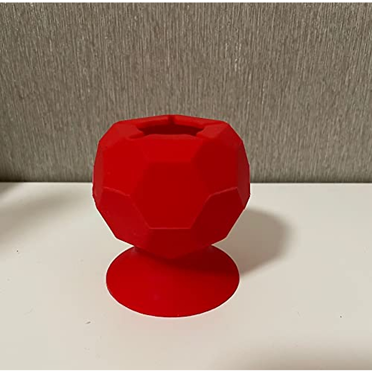 Waste Collector Silicone Suction Cup Handmade Waste Collection Ball Soft Silicone Vinyl Craft Weeding Tool Set Portable Star Opening Storage Box for Vinyl Waste Disposal (Rose red)