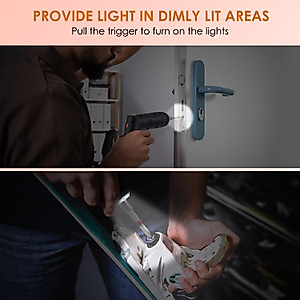 ANBEISTEE 5Nm Electric Screwdriver Set, 3.6V Rechargeable Cordless Screwdriver Kit, Torque Adjustable, Pivoting Handle, LED Light, Carrying Case, Suitable for Home DIY, Repair Tool Kit