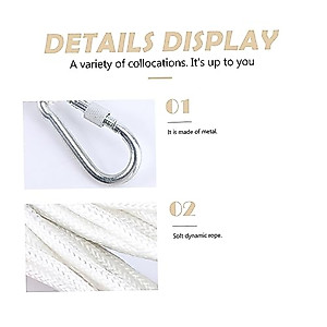 INOOMP 2pcs Dynamic Rope Drop Rope high -Altitude Operation Insurance Rope Climbing Rope Escape Rope Care Downhill Rope