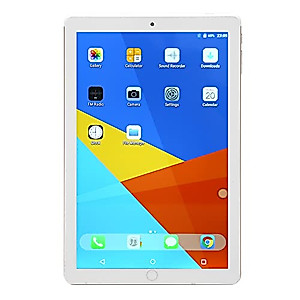 MAVIS LAVEN 10.1 Inch Tablet, 4G 64G Dual Cameras Quad Core Processor 100-240V 3G Calling Tablet Support Dual SIM Dual Standby for Android 5.1 for Travel (US Plug)