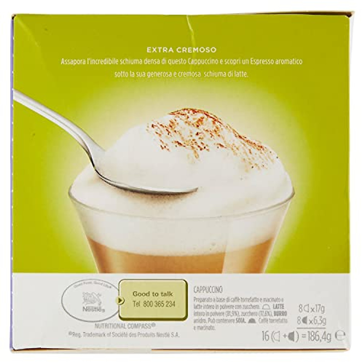 Nescafe Dolce Gusto Cappuccino 16 Capsules 100g