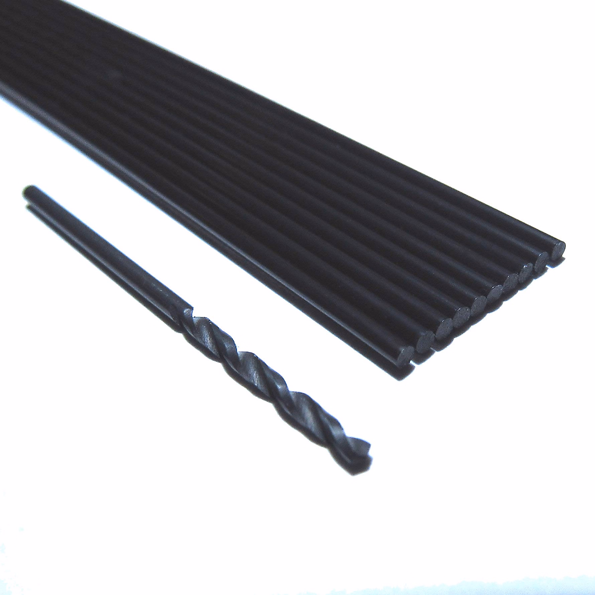 Guitar Side Dot Fret Marker Material – 10 Pack – 1.5 mm – Black - Includes 1.5 mm Drill for Installation