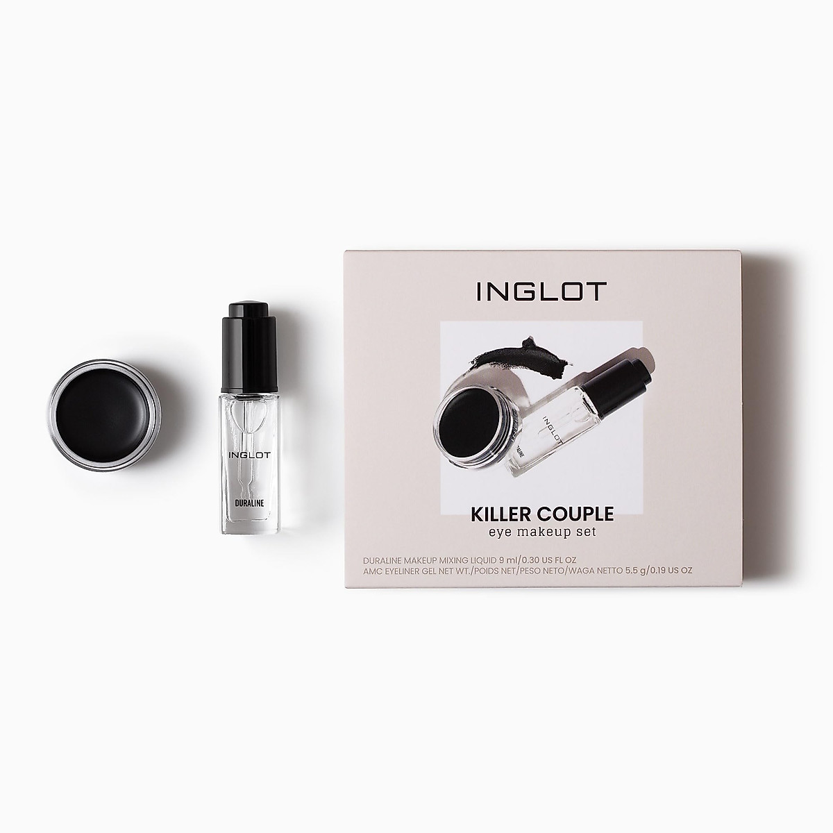 Inglot Eye Set | Duraline + AMC Eyeliner Gel 77