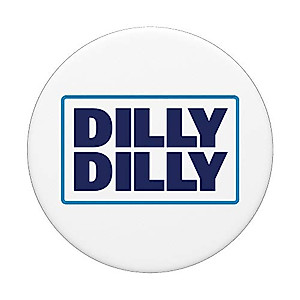 Bud Light Dilly Dilly White PopSockets Stand for Smartphones and Tablets PopSockets PopGrip: Swappable Grip for Phones & Tablets
