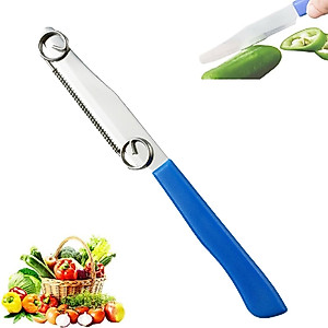 Quick Slicing Knife,2024 Upgrade Kitchen Shortcut Knive,Stainless Steel Household Spring Fruit Knife,Lightweight Household Kitchen Fruit and Vegetable Fruit Knife (1PC)