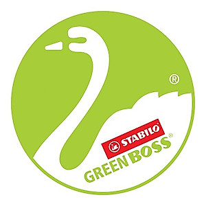 Highlighter - STABILO Green BOSS Wallet of 4 Assorted Colours