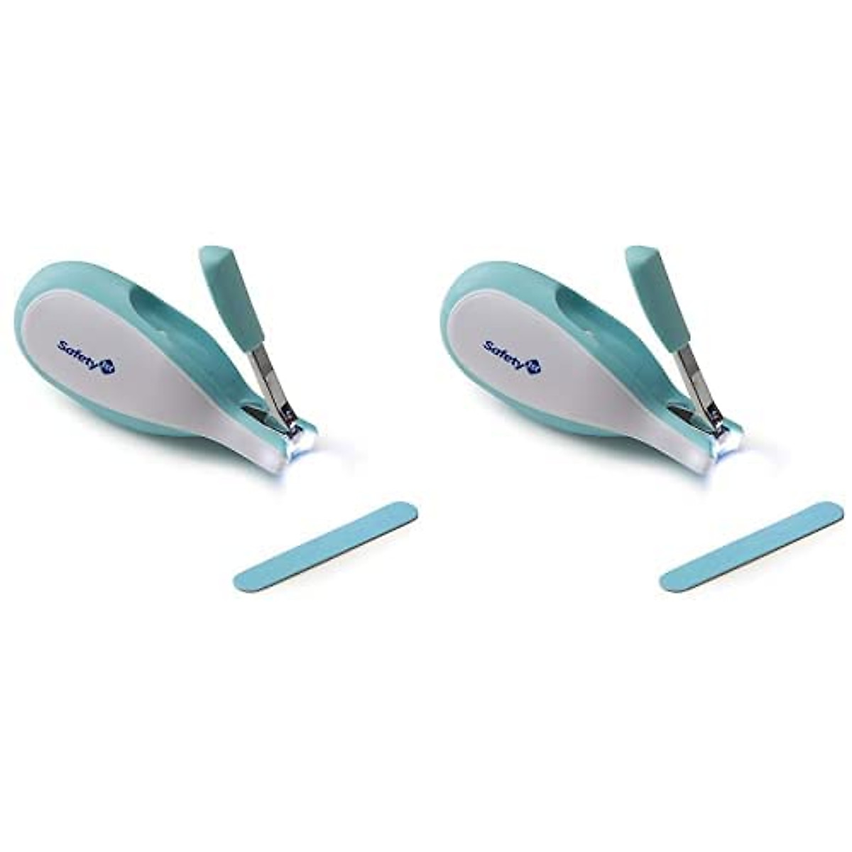 Safety 1st Sleepy Baby Nail Clipper (Colors May Vary) (Pack of 2)
