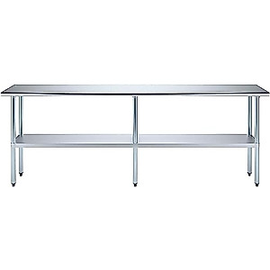Commercial Stainless Steel Food Prep Work Table 14”x96”