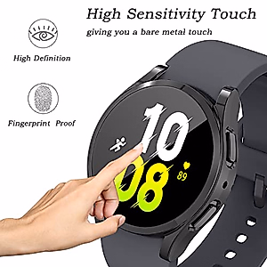 12 Pack Soft Case Compatible with Samsung Galaxy Watch FE & Galaxy Watch 5 & Galaxy Watch 4 40mm/44mm, Soft TPU All-Around Protective Bumper Built-in Screen Protector(12 Colors,40mm)
