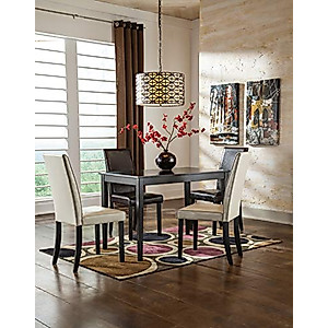 Signature Design by Ashley Kimonte Rectangular Dining Room Table, Black