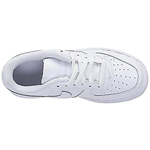 Nike [314193-117] AIR Force 1 PS PRE-School Shoes White/White