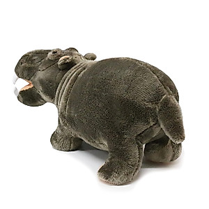 Ice King Bear Wild Animal Stuffed Animals Zoo Family Plush Toy (Hippo 14 Inches)