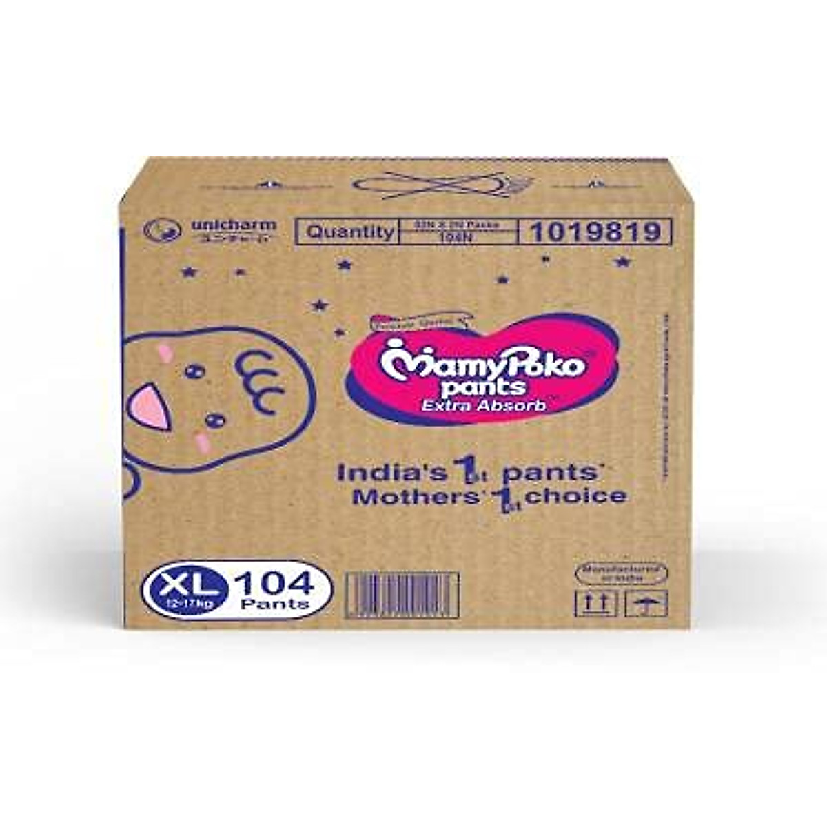 MamyPoko Pants Extra Absorbers - XL (104 Pieces)