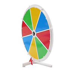 Spinning Prize Wheel 12” Color Face Dry Erase Spin Wheel