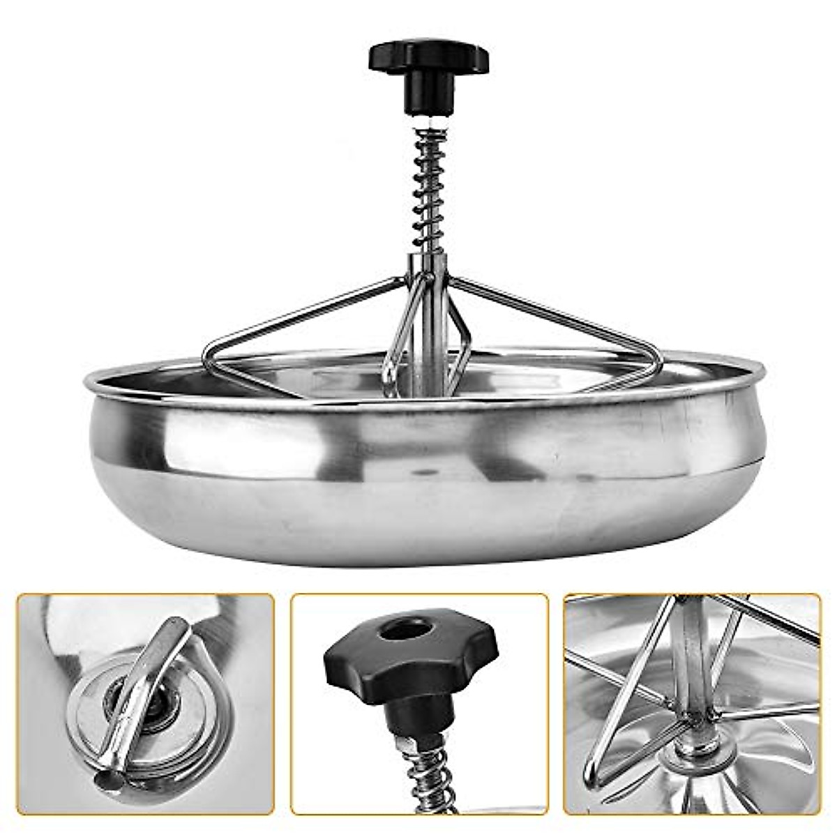 Piglet Feeding Trough, Stainless Steel Pig Food Feeder Sow Milk Trough Durable Pig Food Tray Piglet for Household Farm Piglet Cattle