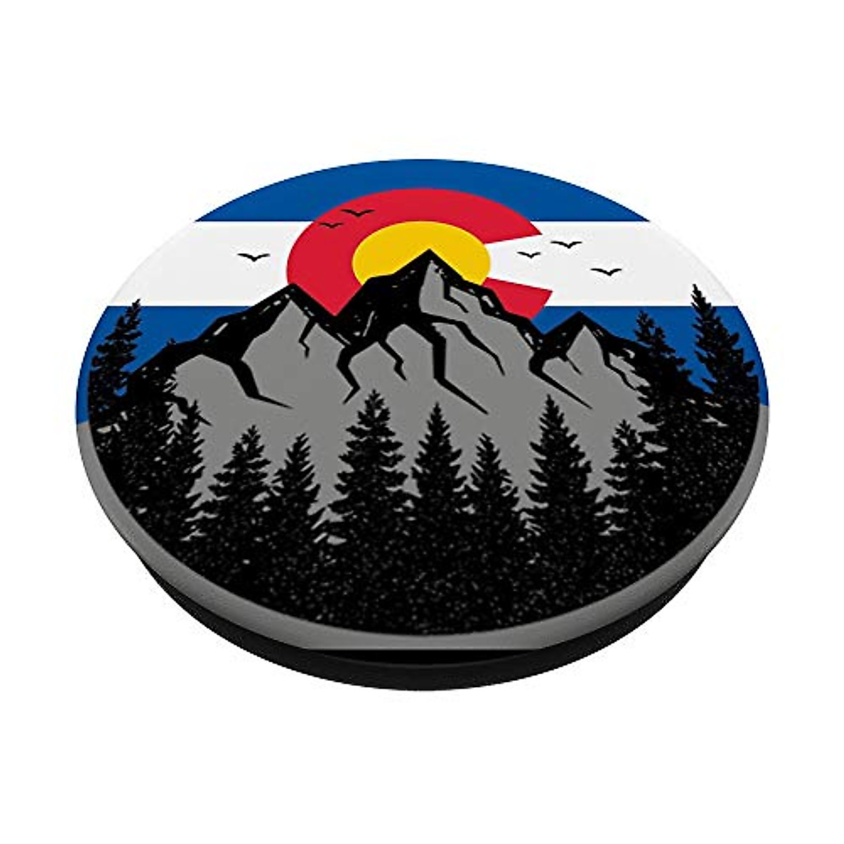 Colorado Rocky Mountains Coloradan State Flag PopSockets Swappable PopGrip