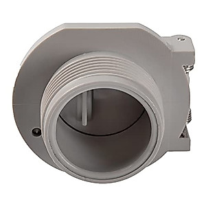 ATIE Pool Free Rotation Snap-Lock Vacuum Vac Lock Safety Wall Fitting W400BLGP for Most Zodiac, Hayward, Pentair Suction Pool Cleaners (Light Gray)