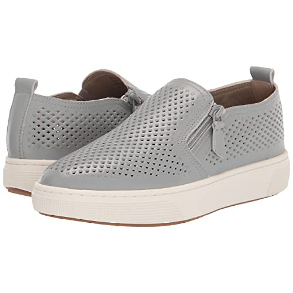 Propét Womens Kate Sneaker, Grey, 7.5 Wide US