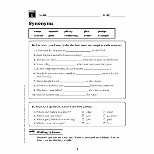 240 Vocabulary Words Kids Need to Know: Grade 4: 24 Ready-To-Reproduce Packets That Make Vocabulary Building Fun & Effective