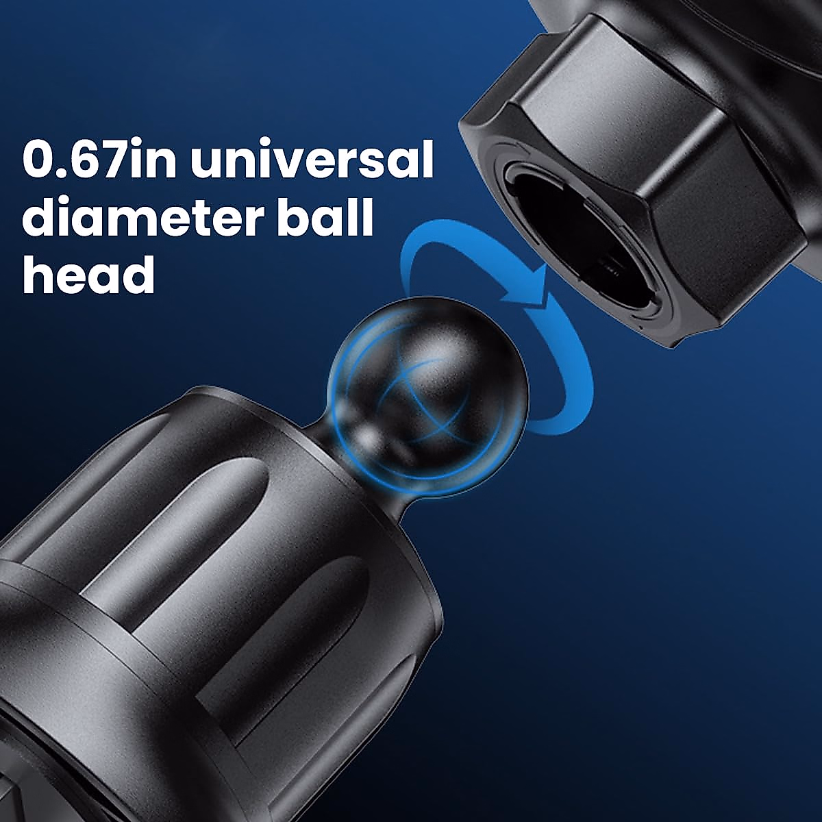 AUCELI Car Phone Holder for Air Vent, Universal Hands-Free Car Cell Phone Mount, Big Phones & Thick Case Friendly, Auto Phone Clamp Cradle for iPhone 14 13 12 Pro Max and More Smartphones