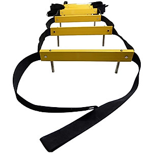 Fire Escape Ladder 3 Story 24ft (8 m) | Mounting Anchors Included | Rope Ladder Fire Escape for Homes 3rd Floor | Portable, Foldable & Compact | Emergency Escape Ladder Suitable for Balcony & Windows