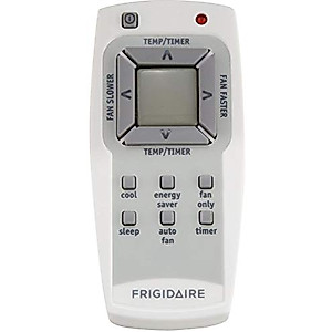 FRIGIDAIRE FFRE0833S1 8,000 BTU 115V Window-Mounted Mini-Compact Air Conditioner with Temperature-Sensing Remote Control