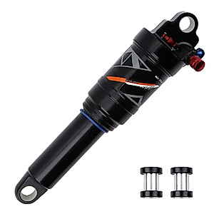 LvTu Bike Air Rear Shock Absorber 165/190/200/210mm Downhill Suspension for XC Soft Tail Mountain Electric Road (Color : Manual lockout, Size : 165mm)