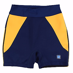 Splash About Toddler Jammers Swim Diaper Shorts, Navy/Yellow, 3-4 Years