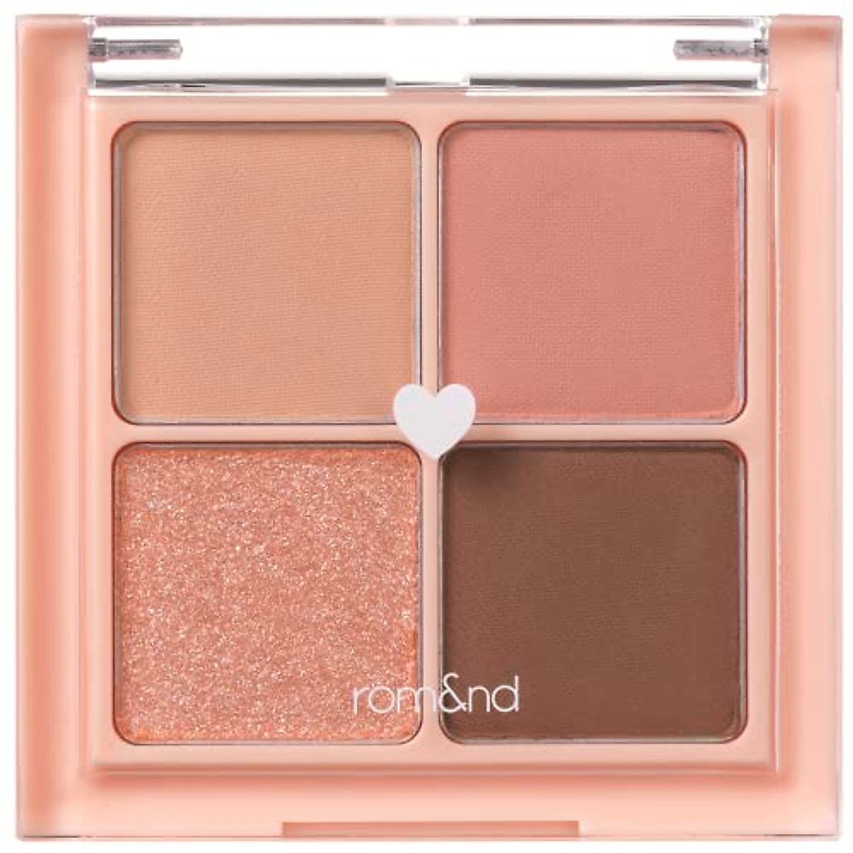 rom&nd Better than Eyes 4 Color Mini Palette, 01 Dry Mango Tulip, Eye Shadow Palette, Daily Natural Shades, Blendable, Rich Colors, Velvety Texture, Matte & Shimmer, High Pigmented, Long Lasting