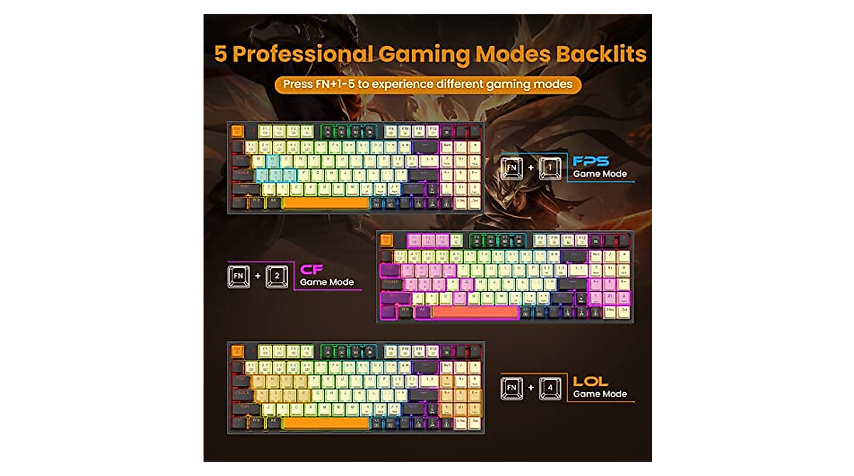 Redragon Mechanical Gaming Keyboard - RGB & Macro Features