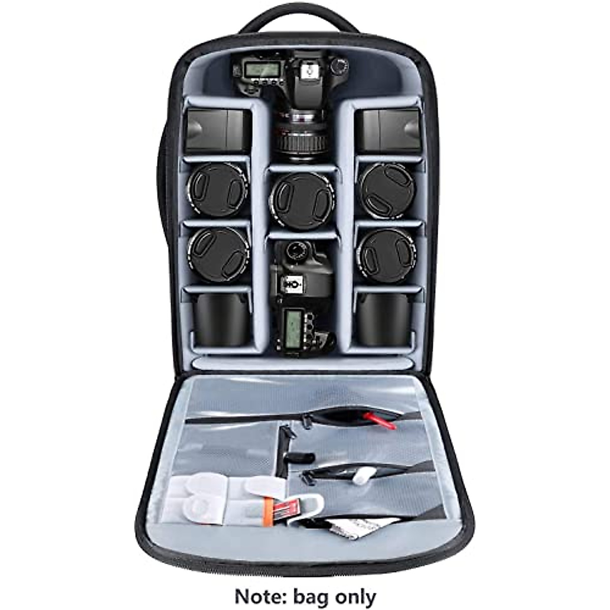 Neewer 2-in-1 Convertible Wheeled Camera Backpack, Rolling Luggage Case with Telescopic Handle and Anti-Shock Dividers for DSLR Cameras, Lenses, Hoods, Strobes, Tripod, and Other Accessories