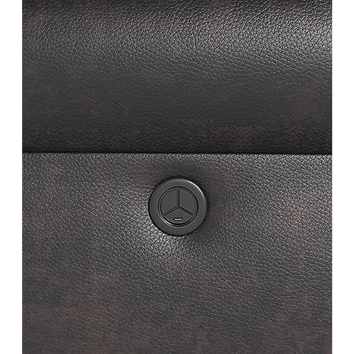 FANYE Breathable Leather Upholstered Power Motion 3 Seaters Sofa Couch W/USB Port, Wireless Charger,Stainless Steel Cupholders,Drop Down Table,2 Recliner Chaises and Magazine Bag, 85", Espresso