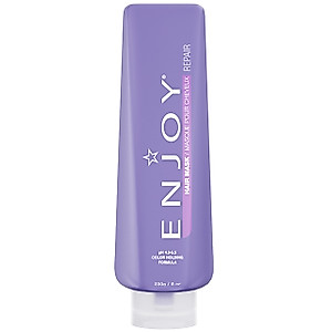 Enjoy Hair Mask 8 Oz 227 Grams | Add Moisture & Shine, Repair and Strengthen Dry, Unruly Hair | Color Safe | pH 4.5-5.5 | Sulfate-Free