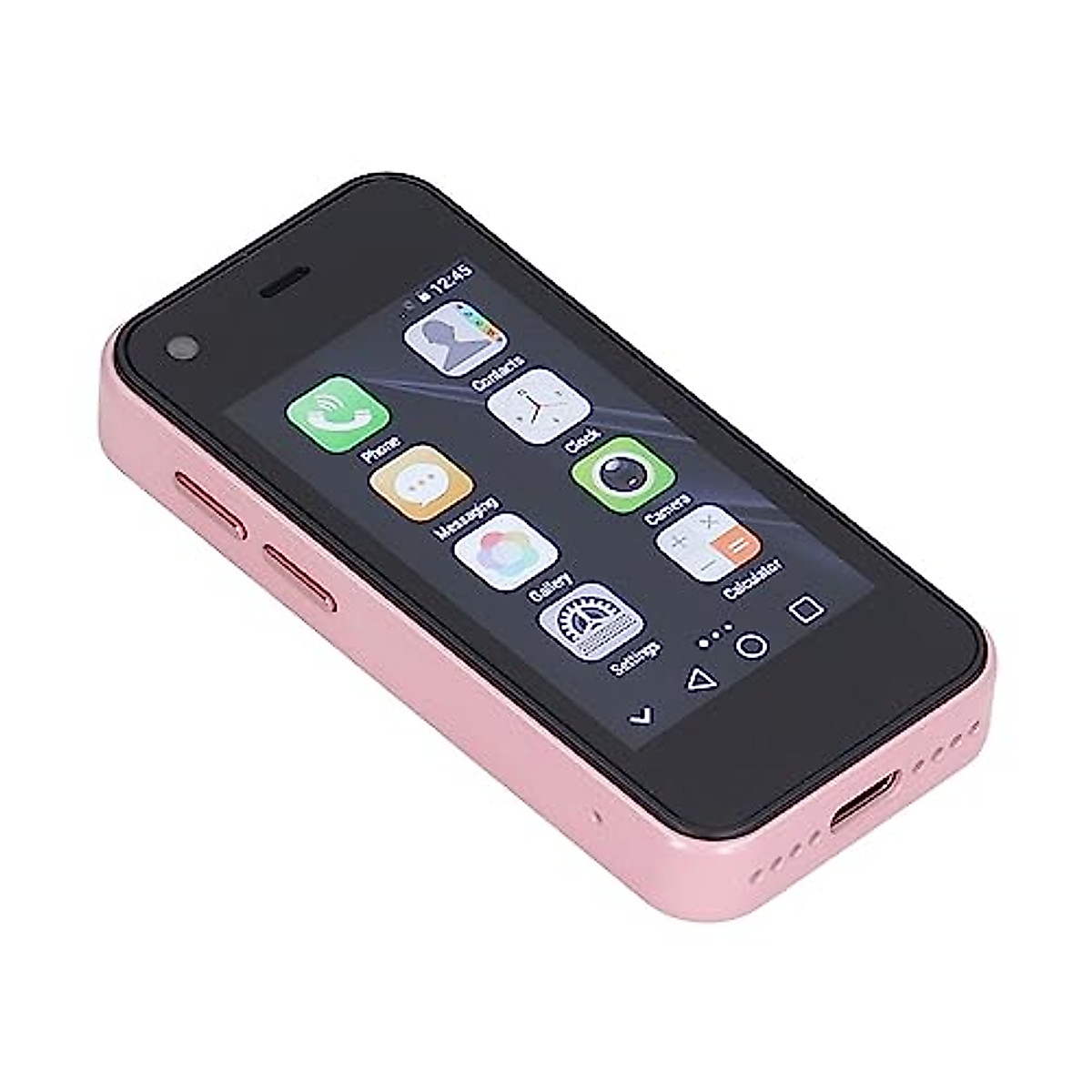 Rosvola Small 3G Smartphone, Quad Core 2.5 Inch Cellphone for Kids for Everyday Life (Pink)