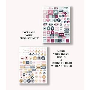 Planner Stickers 1000+ Scrapbook Stickers – Inspirational and Motivational Journal Stickers - Planner Accessories and Stickers for Planners Pack and Calendar Stickers for Adults Planner