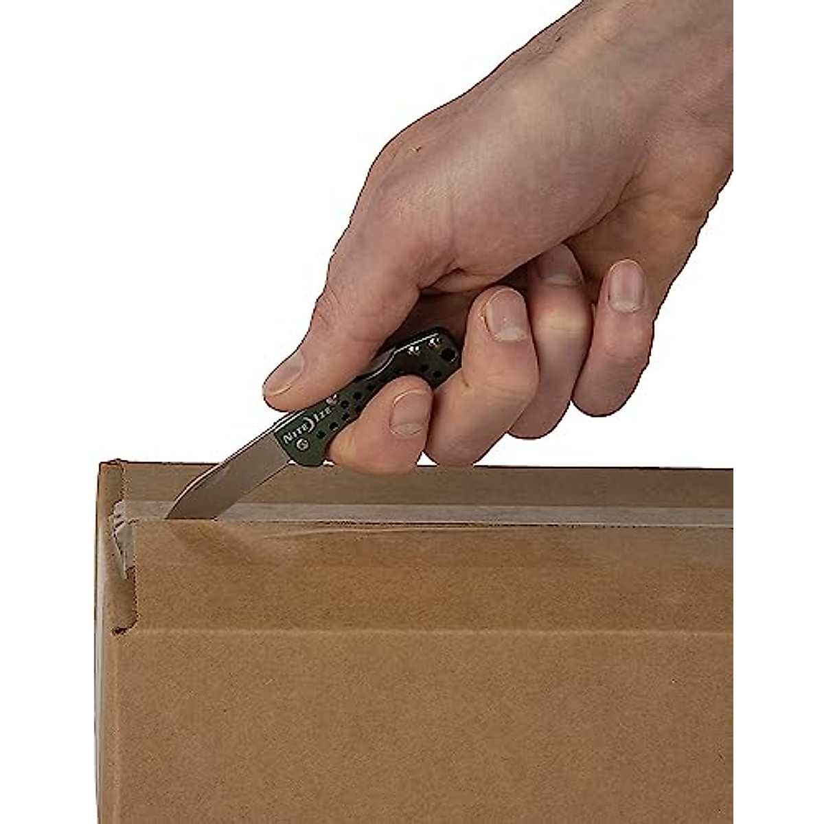 Nite Ize DoohicKey Keychain Knife, Folding Pocket Knife for Keychain, Green