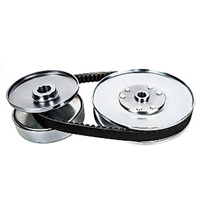 Jeremywell 40 Series Torque Converter Kit Clutch Pulley 1" Driver 3/4" Driven 8 to 16HP Belt replaces Comet 40D Series Torq-A-Verter models 209133A, 209133, 209139A, 209139, 209151A and Manco 2432