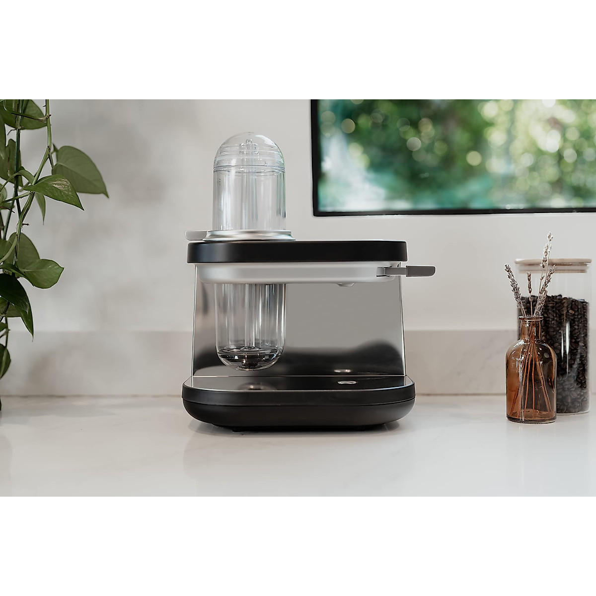 Tiger Siphonysta Automated Siphon Brewing Coffee Maker, Onyx Black