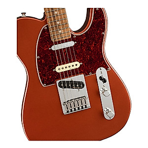 Fender Player Plus Nashville Telecaster Electric Guitar, with 2-Year Warranty, Aged Candy Apple Red, Pau Ferro Fingerboard