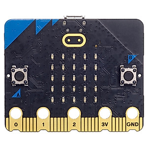 Multicomp Pro BBC Micro:bit Starter Kit with V2.2 Micro:bit Board, User Guide, Protective Case, Battery Holder with On/Off Switch, USB Cable and 2 x AAA Batteries