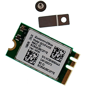 Deal4GO QCNFA435 QCA9377 802.11ac 433Mbps M.2 NGFF WiFi Adapter Wireless WLAN Card W/Bluetooth 4.1 for Dell DW1810 Qualcomm Atheros QCA9377 Windows 7,8,8.1,10(32/64bit)