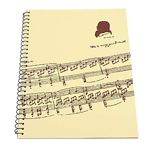 Songwriting Music Notebook, Notebook, Music Paper, 50 Pages Staff Stave Manuscript for Writer Music(Yellow sheet music pattern) [Unknown Binding]
