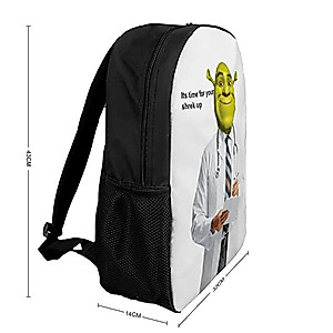 Funny School Backpack Lightweight Bookbags Students Schoolbag Travel Daypack Laptop Bag For Women Men Kids