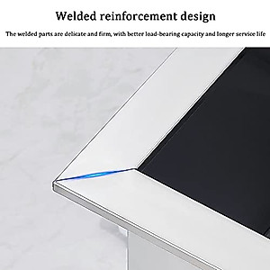 Stainless Steel mop Sink Mobile Commercial Mop Service Basin, FreeStanding Utility Tub Mop Bucket Laundry Room Slop Sink Wash Station, Home Balcony Sink Floor mop Pool,One-Click Drainage