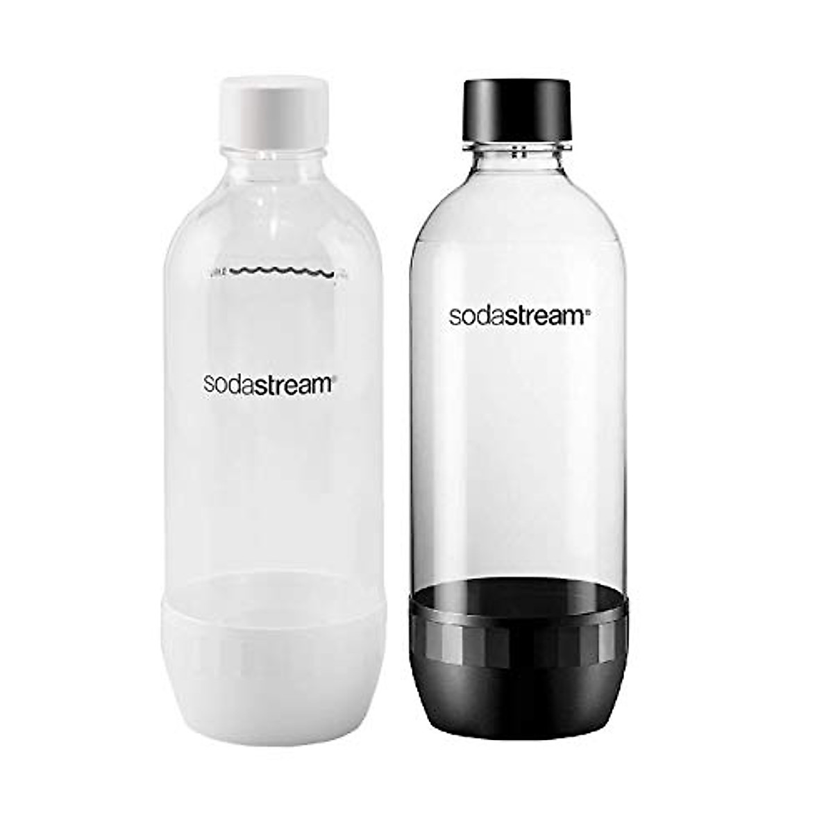 soda-stream (Soda stream 1-Liter Carbonating Bottles- Black&white (Twin Pack)…)