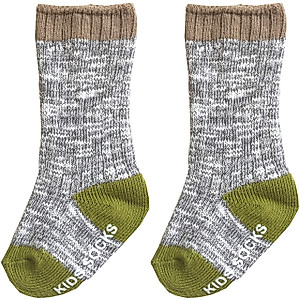 QandSweet Knitting Socks Keep Warm Unisex Baby Non-Slip Knee-High Stockings for Toddler Little Boy Girls 6-24 Months